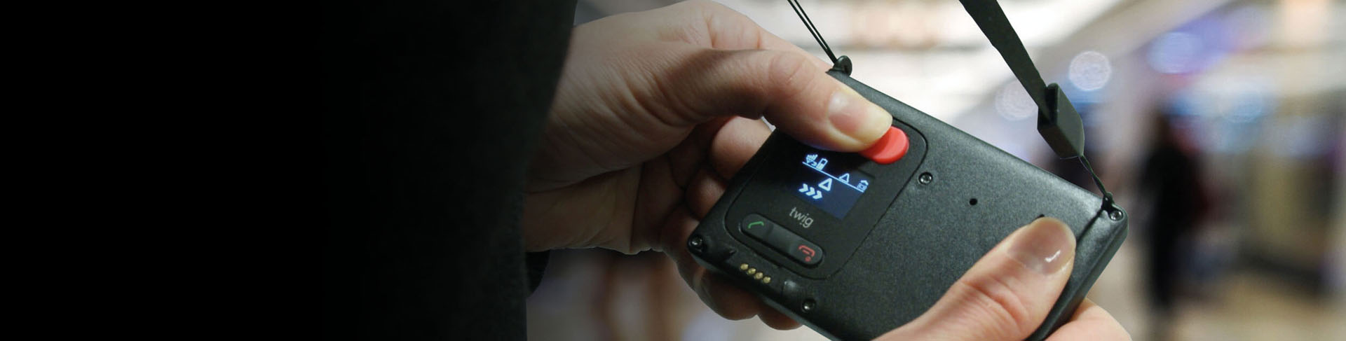 Twig SOS card : PTI avec GPS, détection de chute, Bouton SOS et alarme